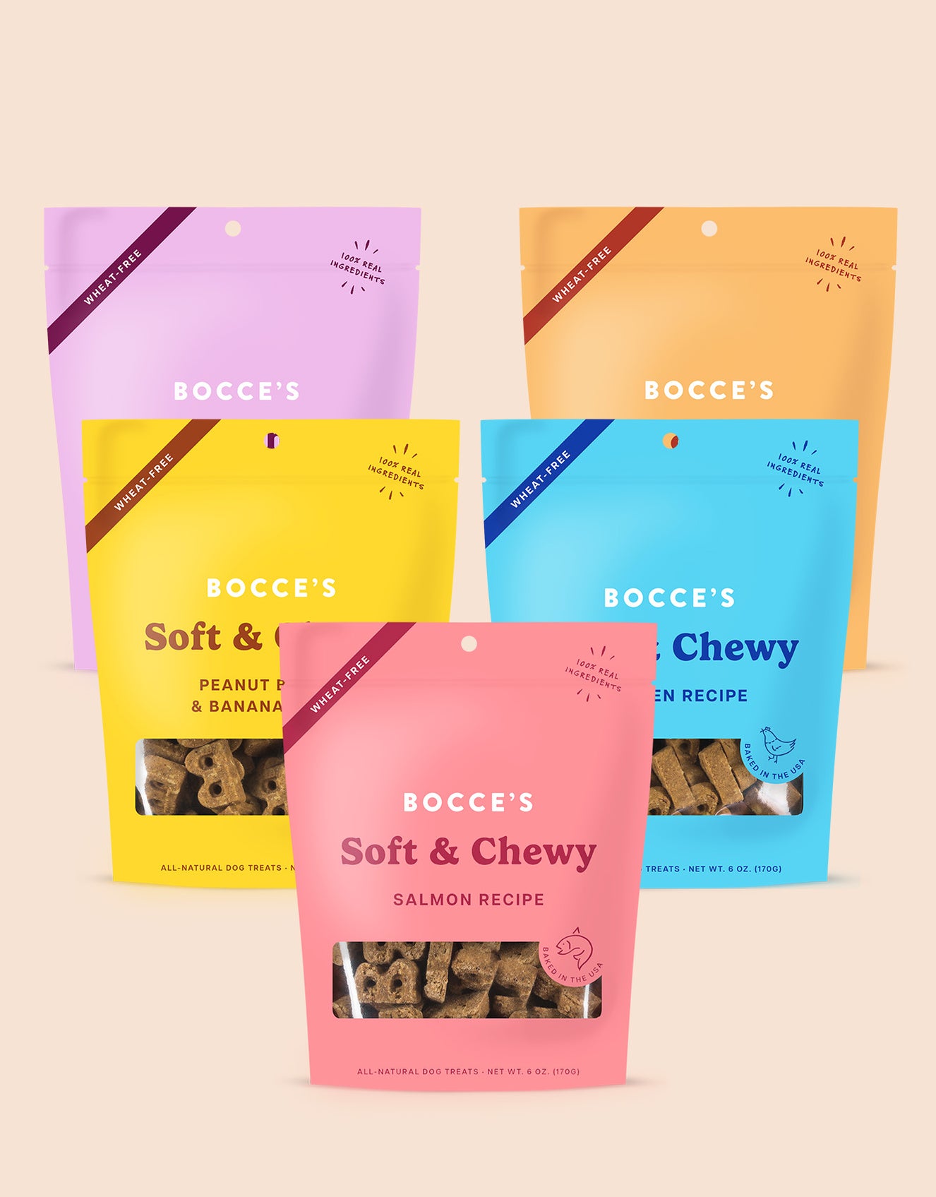 Basics Soft & Chewy Assorted Bag Bundle – Bocce's Bakery